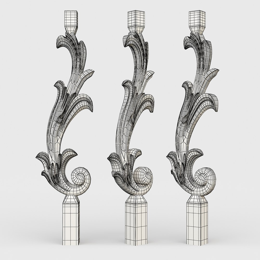 3D baluster classic - TurboSquid 1483251