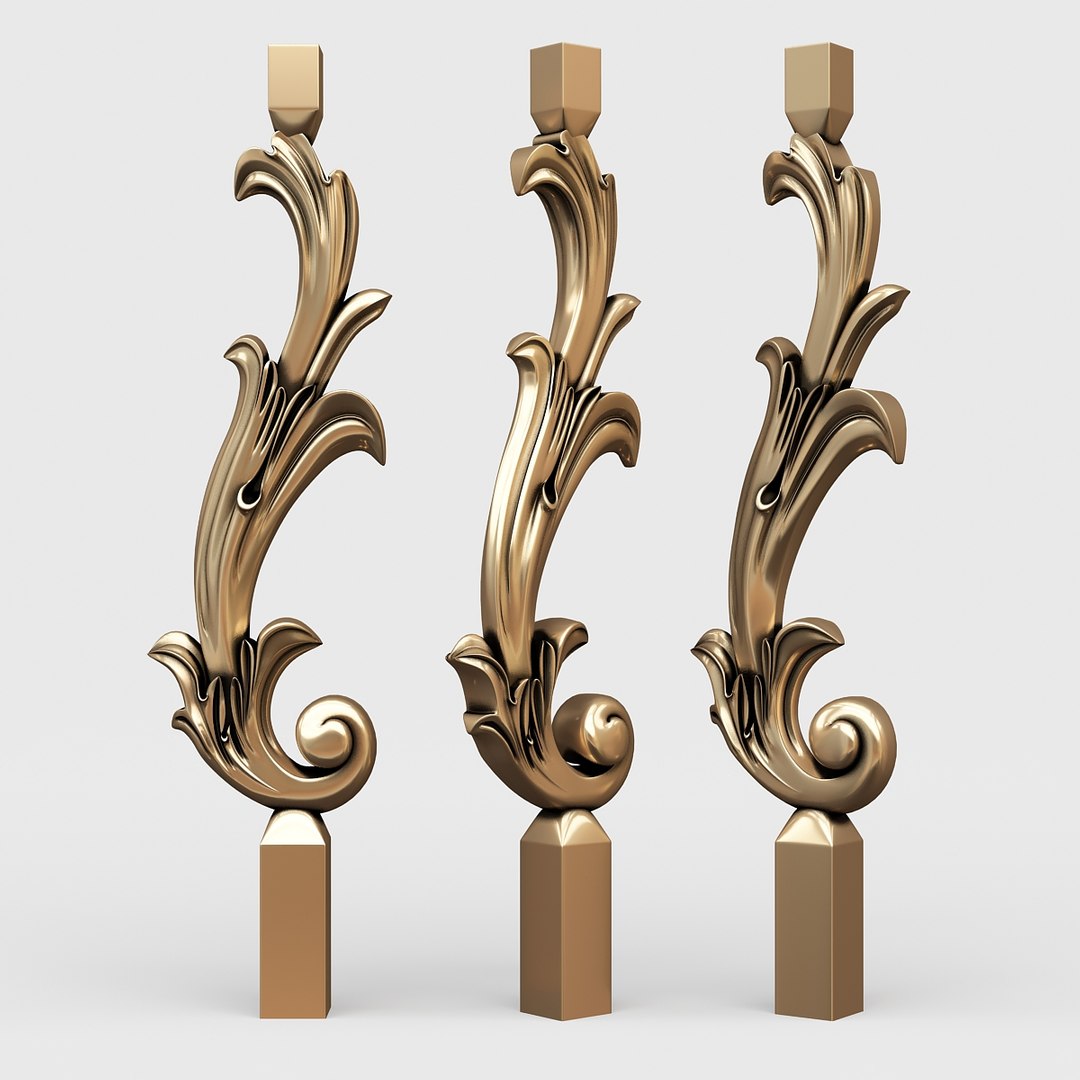 3D baluster classic - TurboSquid 1483251