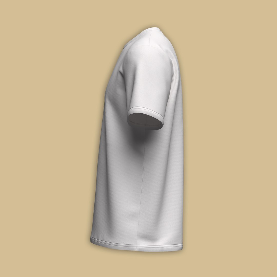 Fashionable 3D Print Pattern Tees 3D Model - TurboSquid 2290269