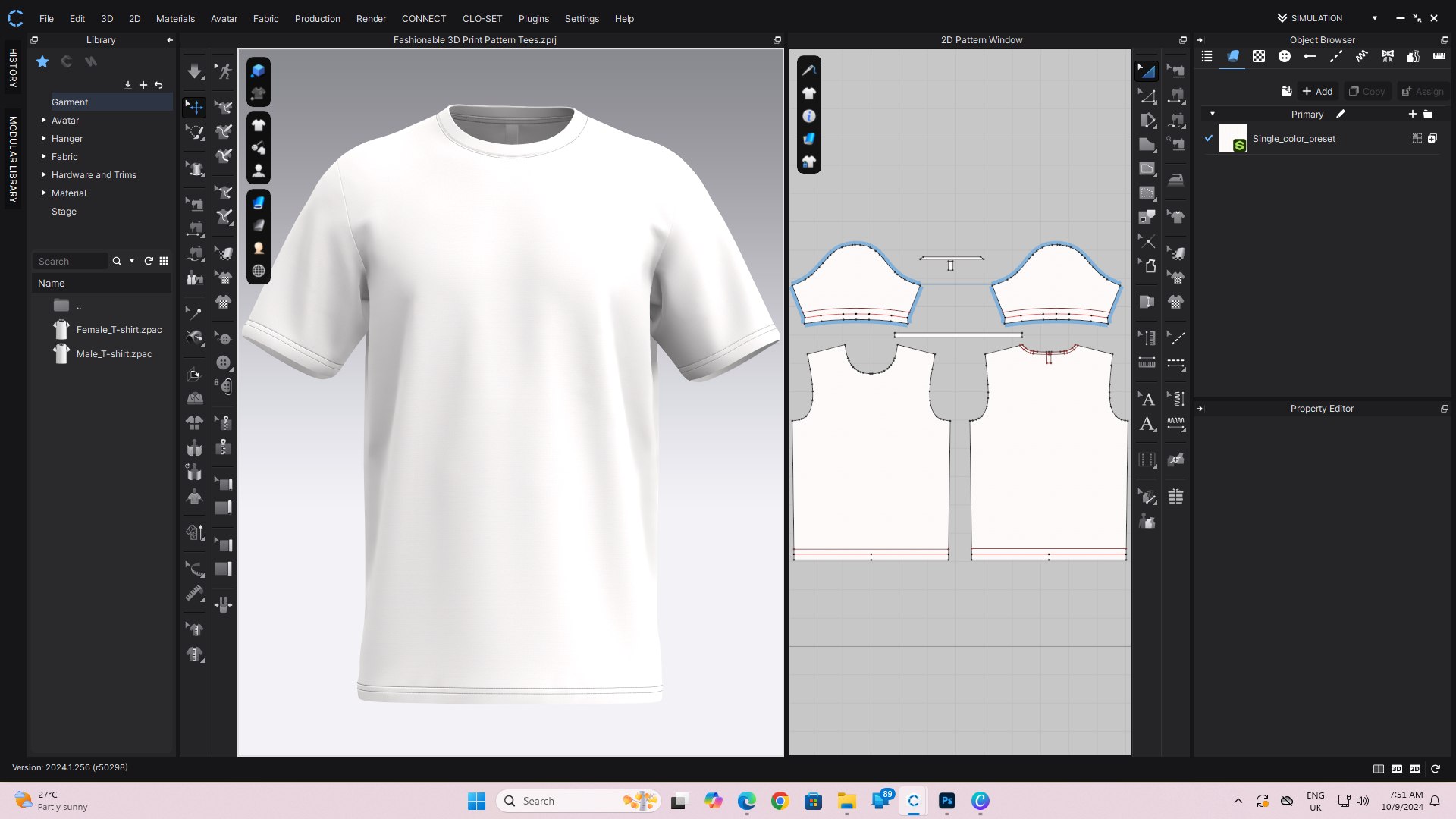 Fashionable 3D Print Pattern Tees 3D Model - TurboSquid 2290269