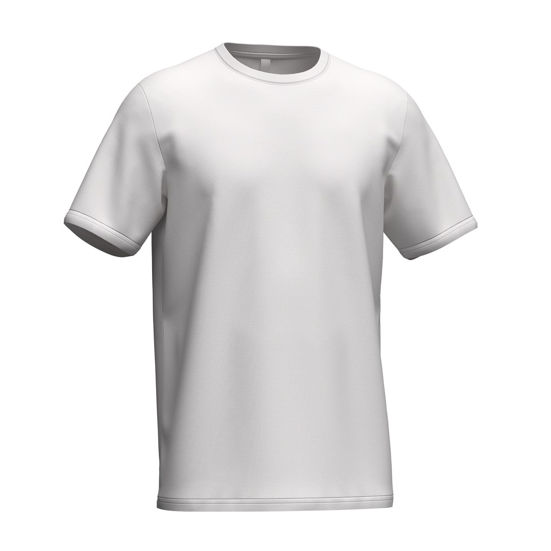 Fashionable 3D Print Pattern Tees 3D Model - TurboSquid 2290269