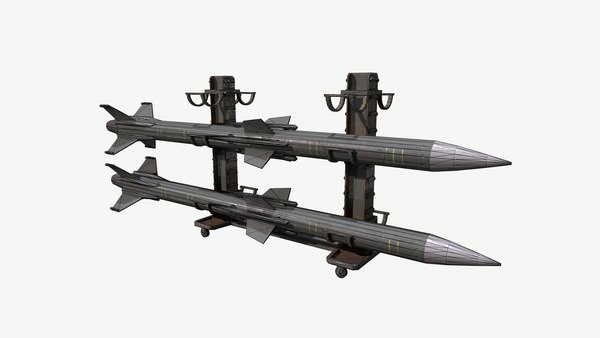 Military Missile Rack 3D model - TurboSquid 1730960