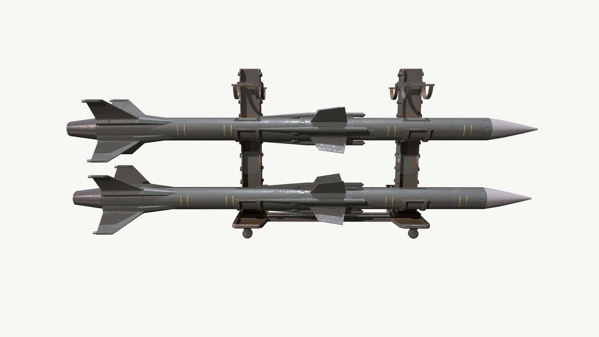 Military Missile Rack 3D Model - TurboSquid 1730960