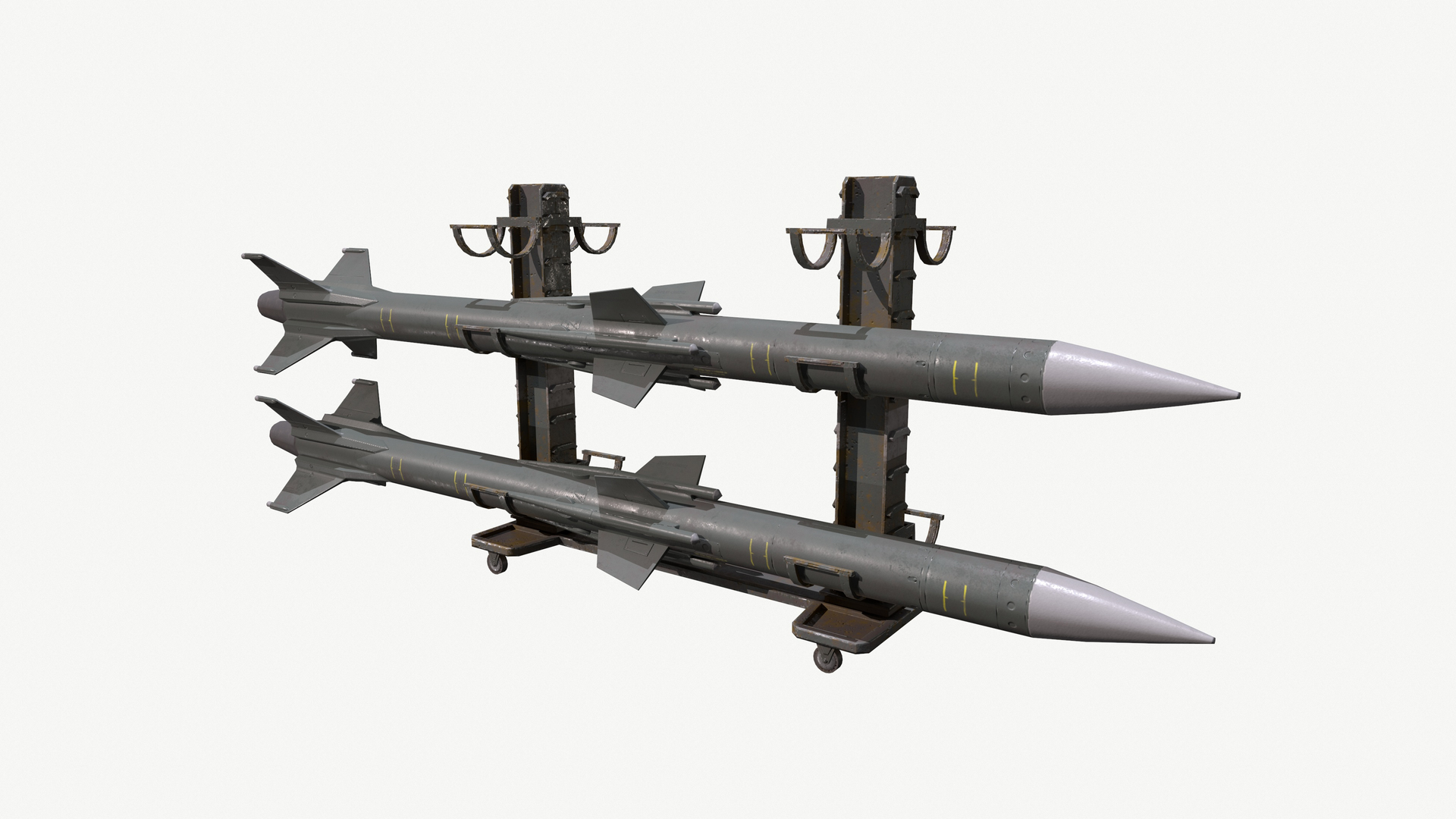Military Missile Rack 3D model - TurboSquid 1730960