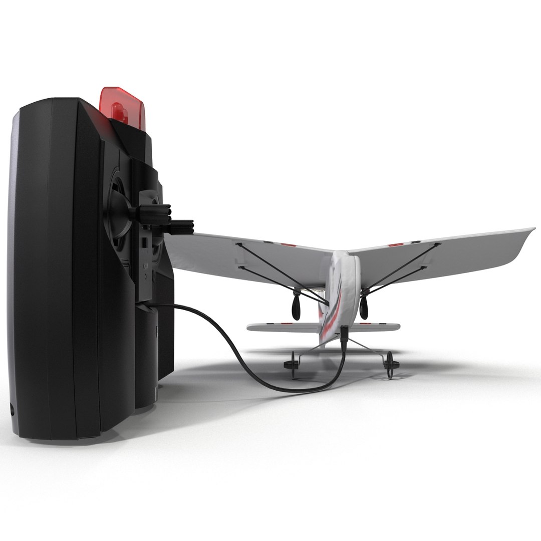remote control airplane cessna 3d model