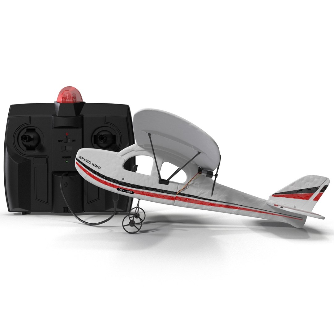 remote control airplane cessna 3d model
