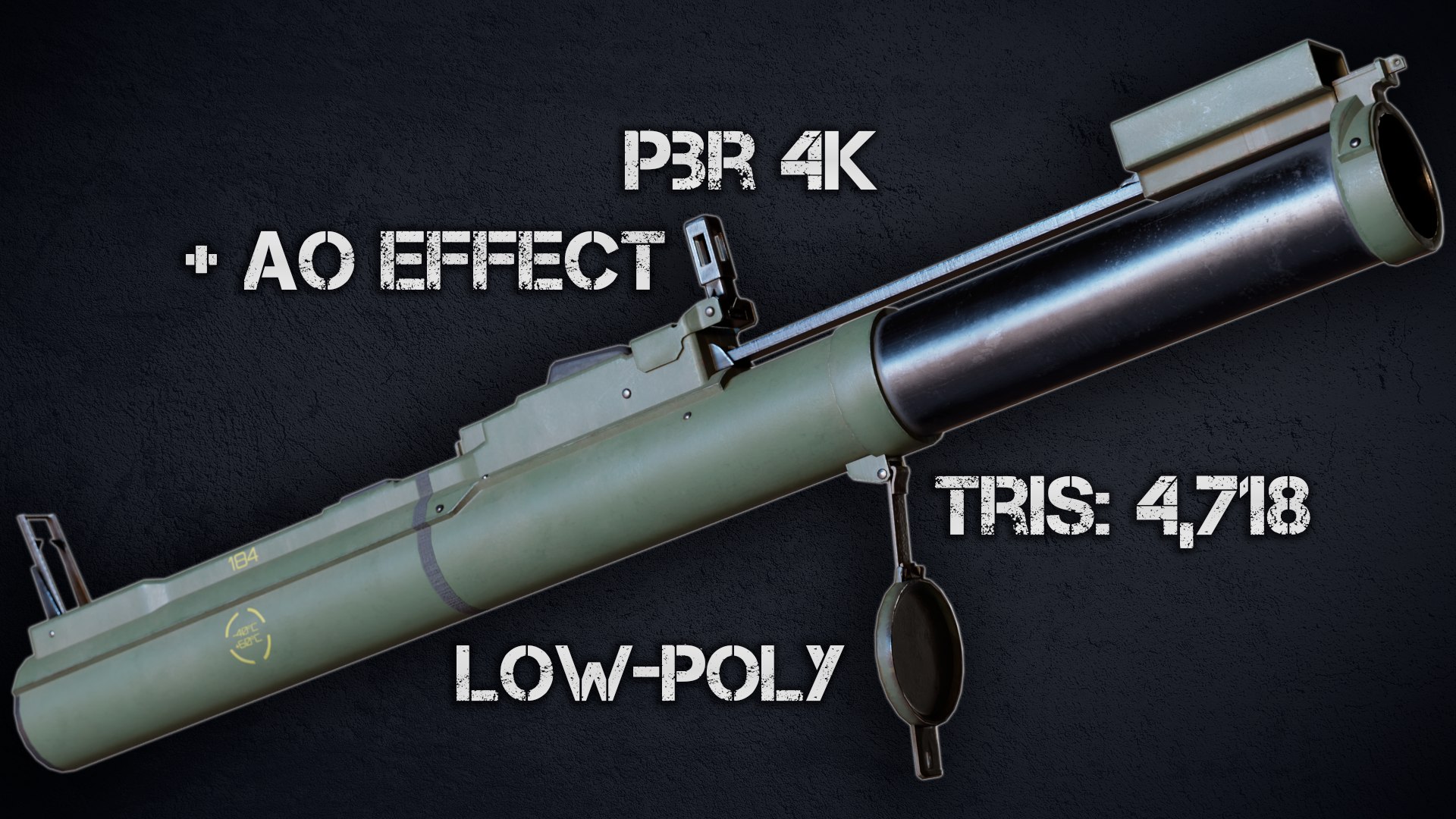 3D M72 Law Anti-tank Weapon - TurboSquid 2206340