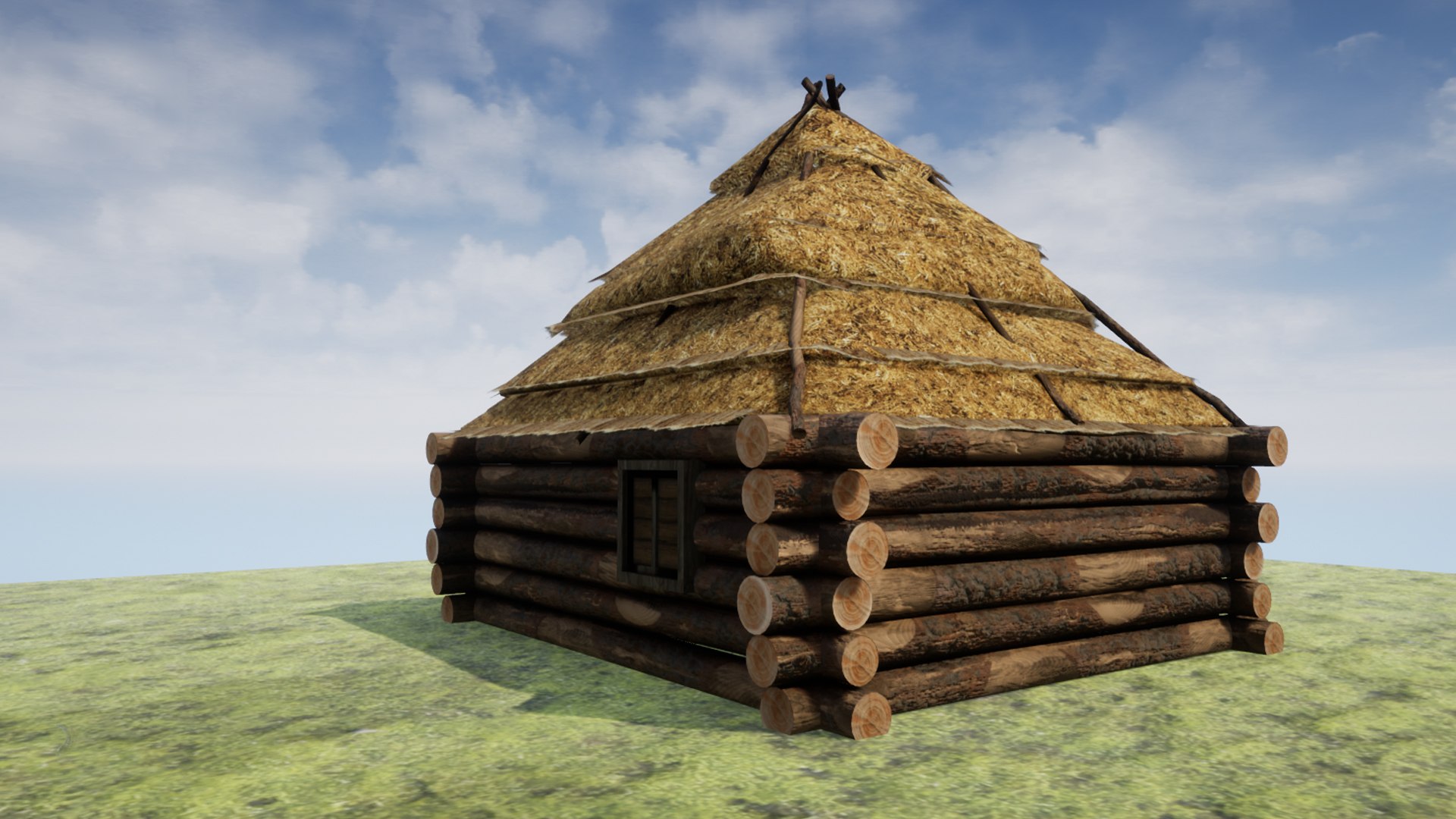 Stylized Log Shack 3D Model - TurboSquid 1363480