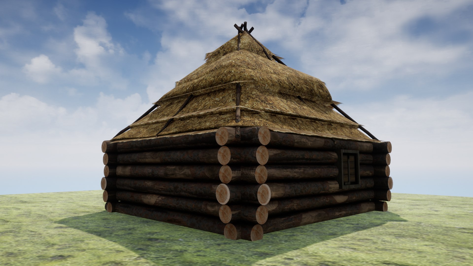 Stylized Log Shack 3D Model - TurboSquid 1363480