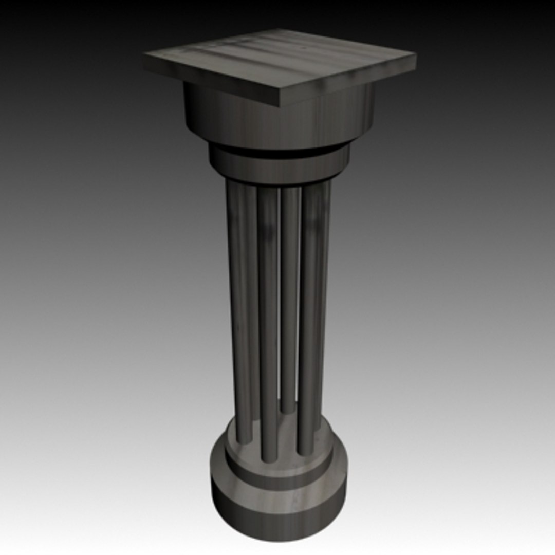 3d model of column