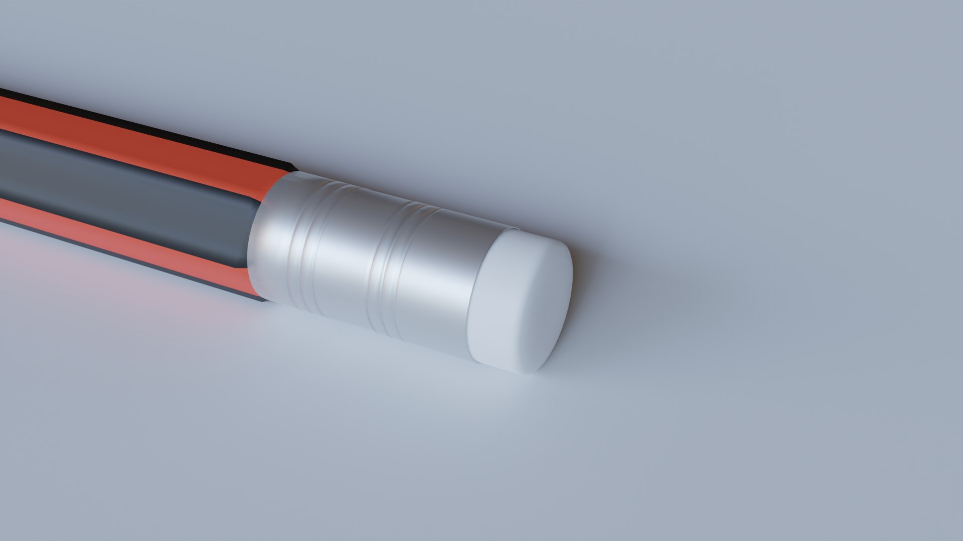 Low Poly Writing Pencil 2B Model - TurboSquid 2161369