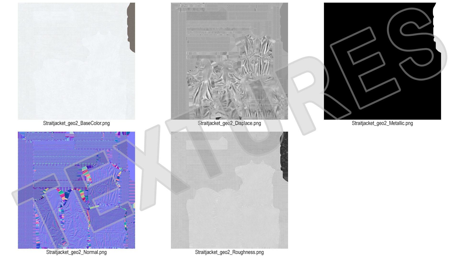 Human Strait Jacket White 3D Model - TurboSquid 2291244