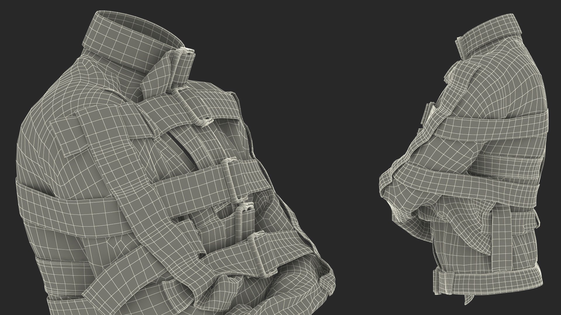 Human Strait Jacket White 3D Model - TurboSquid 2291244