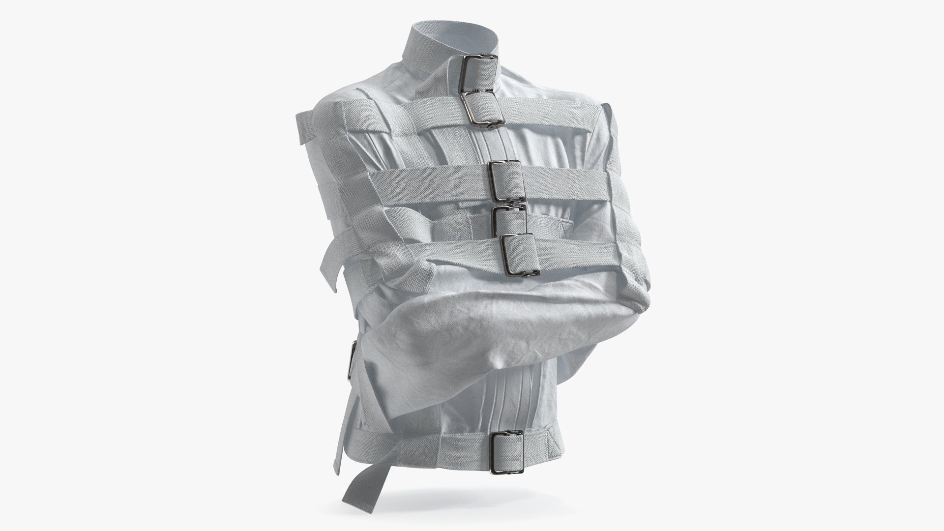 Human Strait Jacket White 3D Model - TurboSquid 2291244