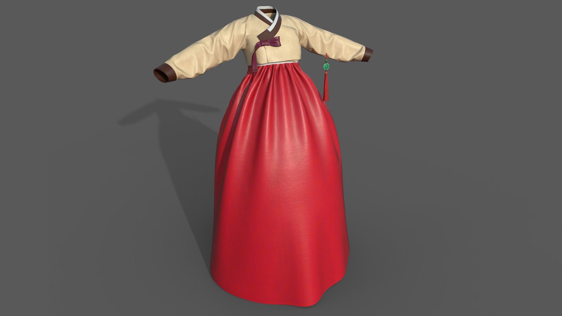 Traditional Hanbok Model - TurboSquid 1695260