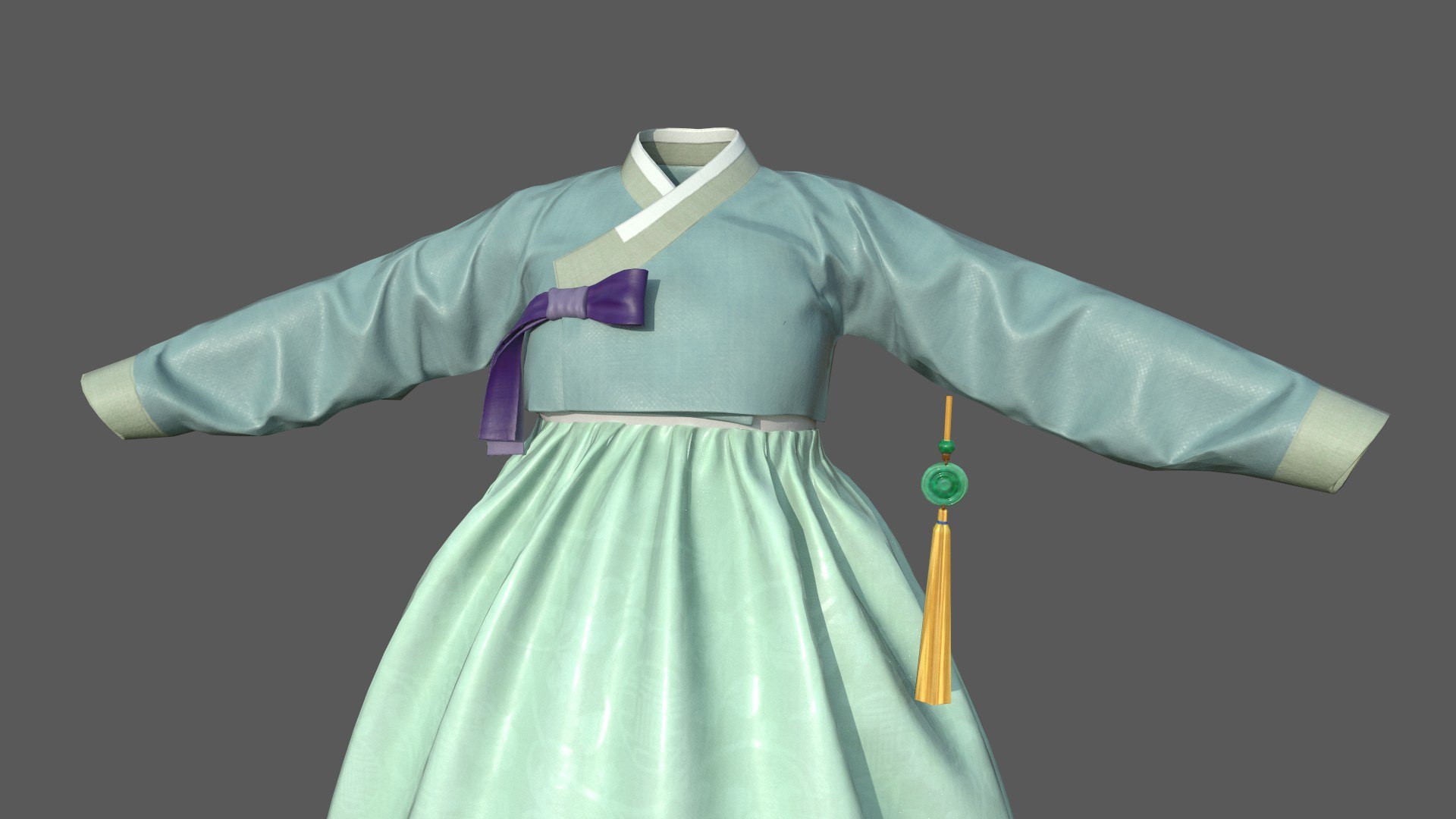 Traditional Hanbok Model - TurboSquid 1695260