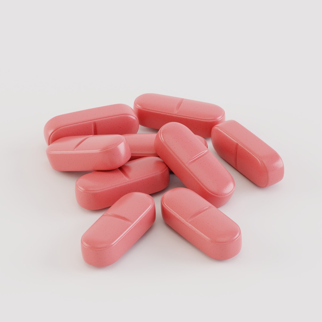 3D Realistic Pills Model - TurboSquid 1198564