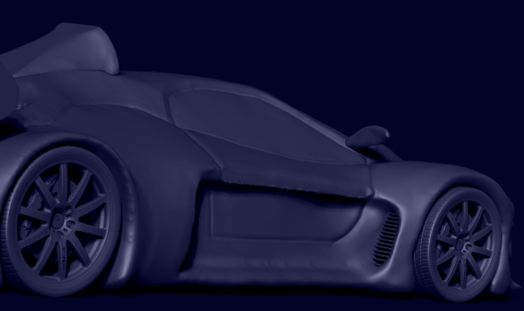 Free Concept Car 3d Model
