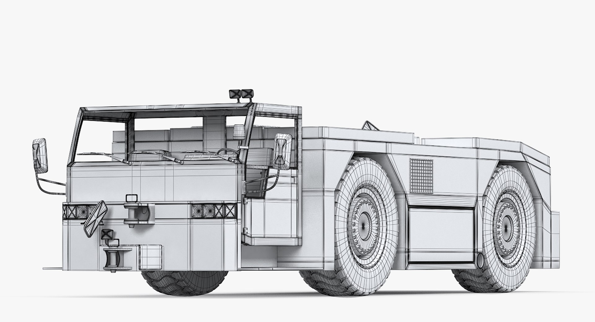 3D Aircraft Tow Tractor Schopf Model - TurboSquid 1222177