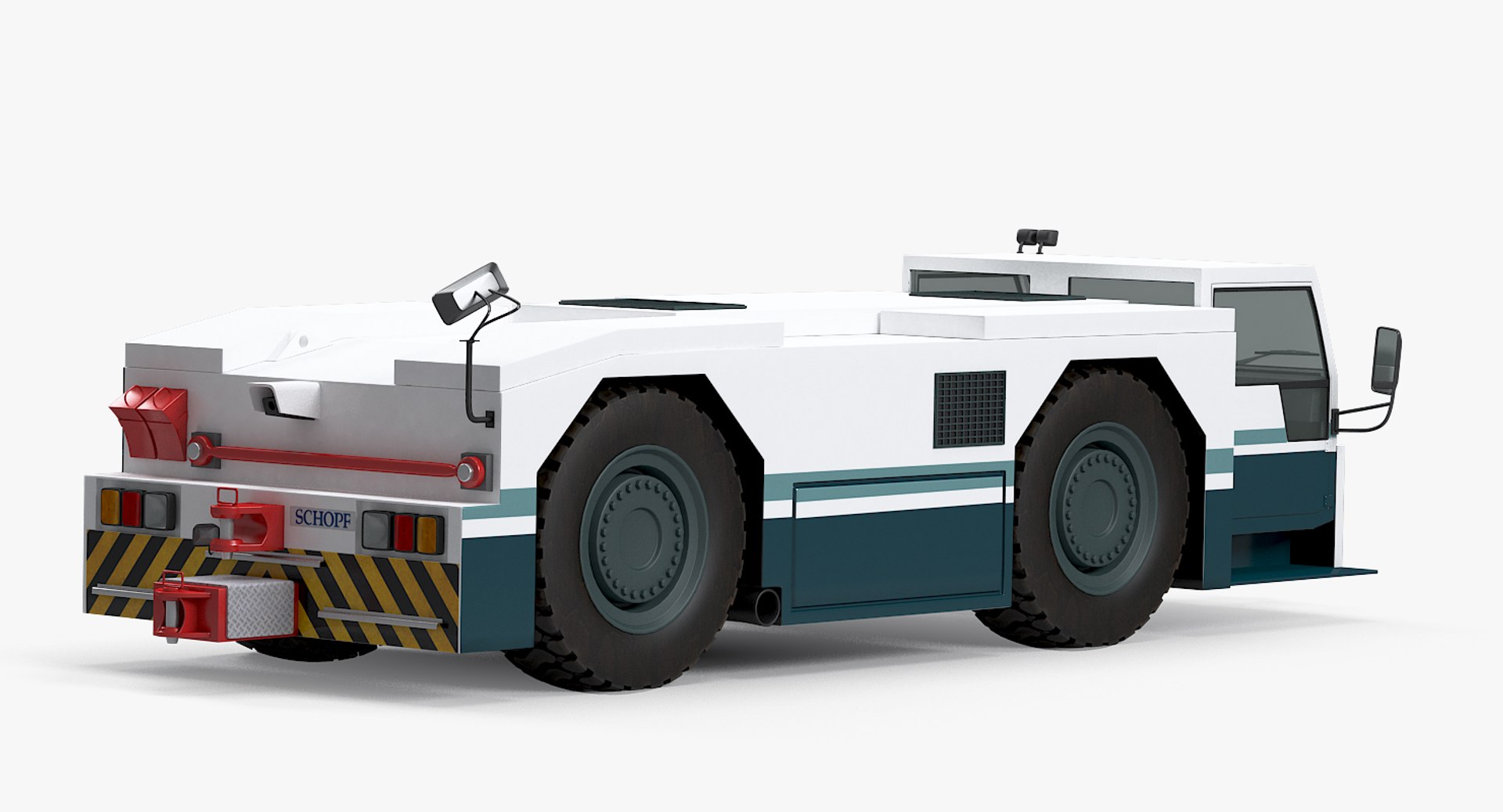 3D Aircraft Tow Tractor Schopf Model - TurboSquid 1222177