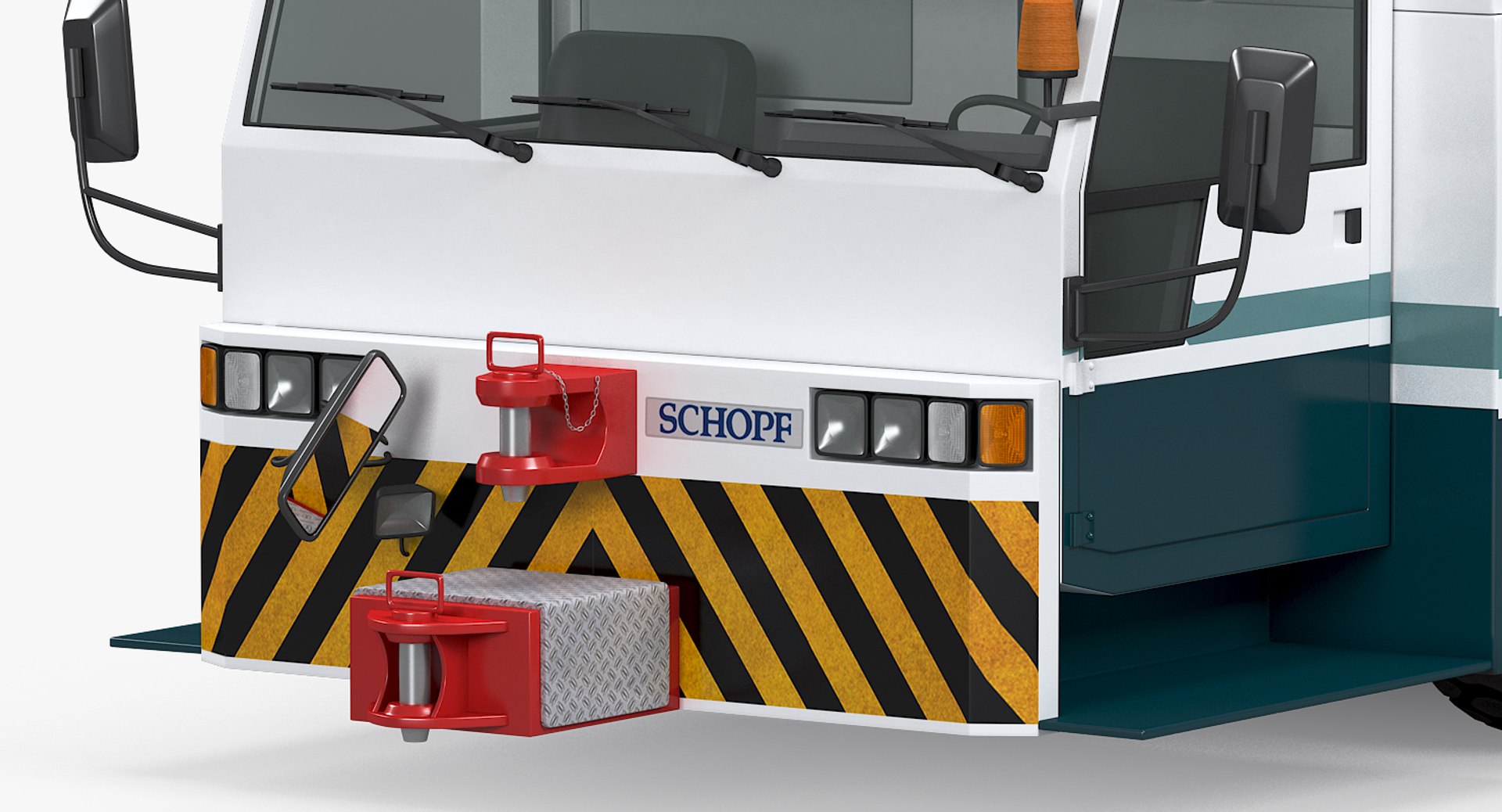 3D Aircraft Tow Tractor Schopf Model - TurboSquid 1222177