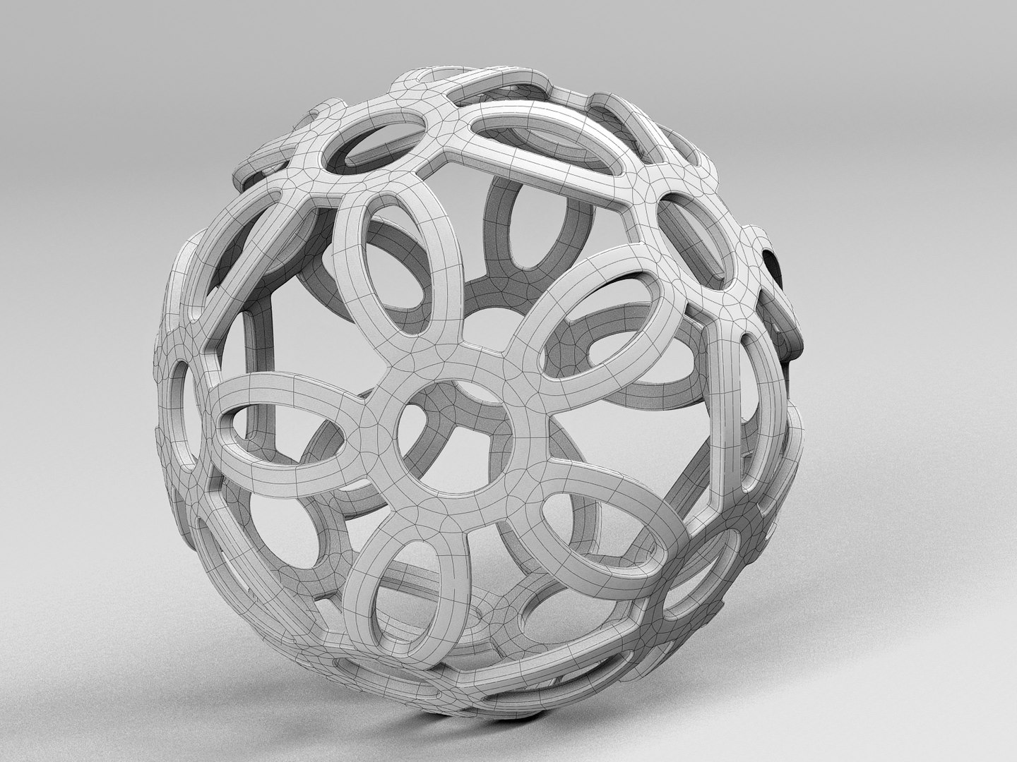 3D Spherical Geometry Printing - TurboSquid 1391656