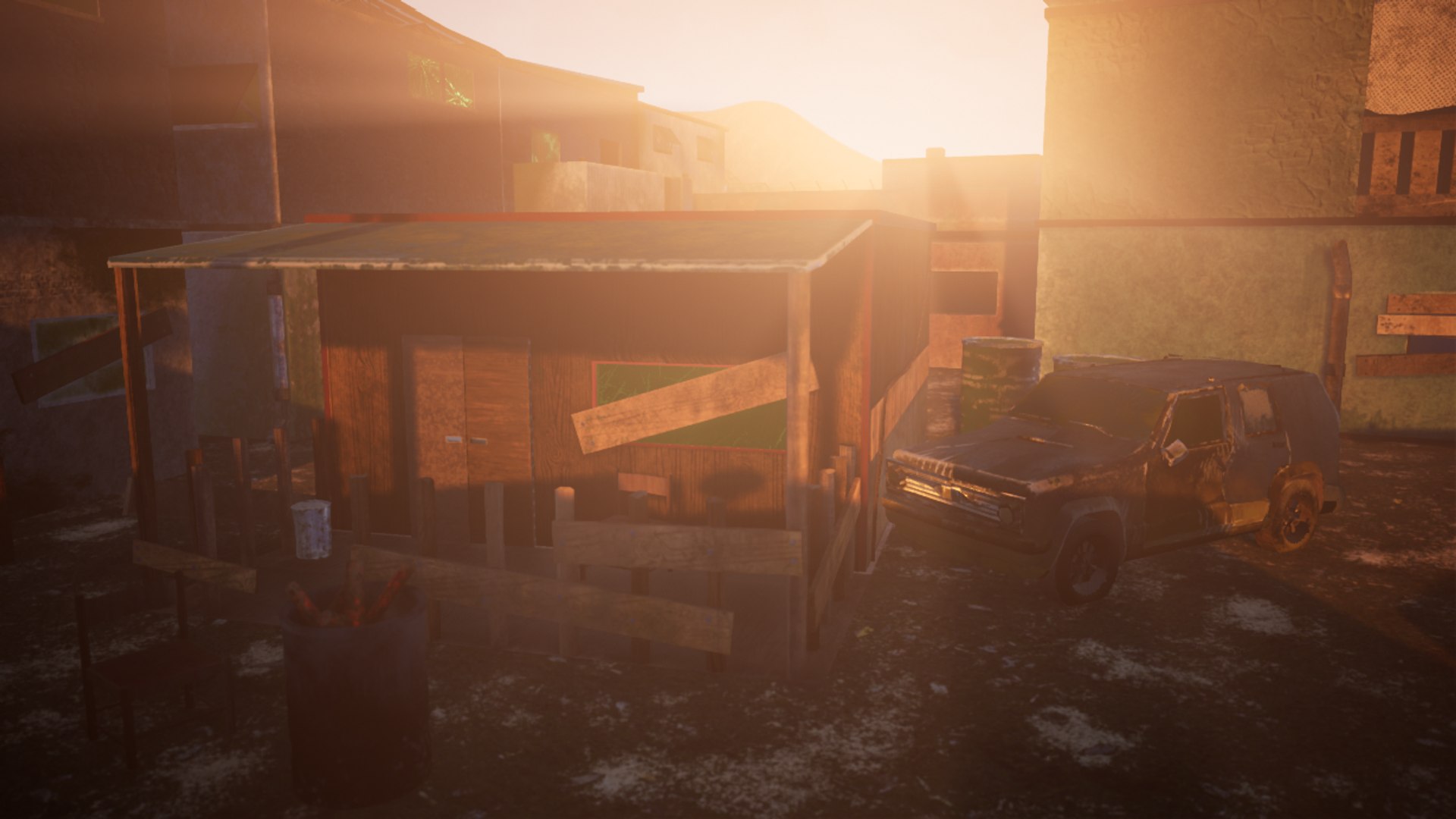 Slum Town - Asset Pack - Blender And FBX 3D Model - TurboSquid 1730671