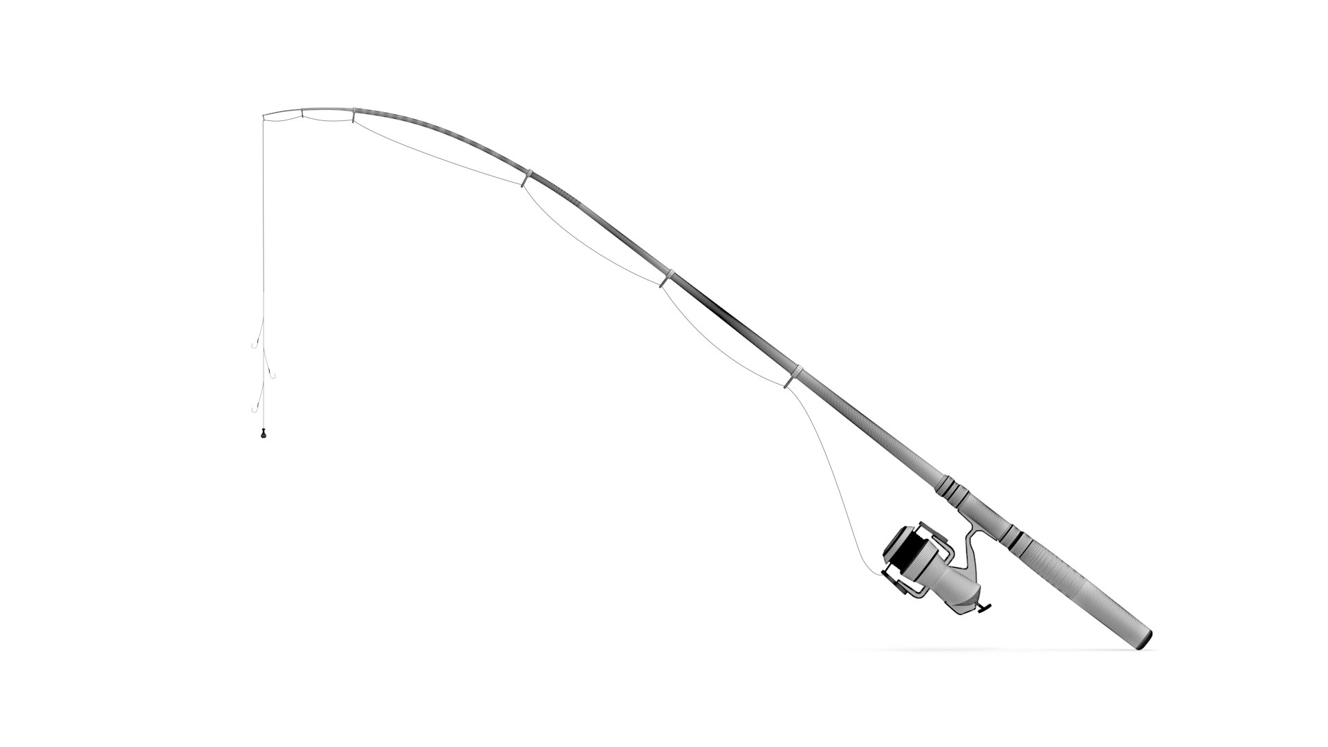 3D Fishing Rod model - TurboSquid 2153867