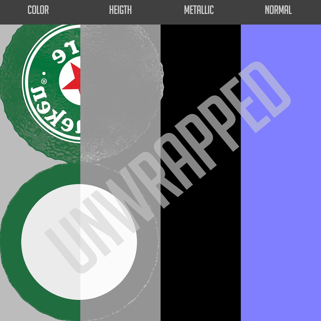 Heineken Model - TurboSquid 1347412