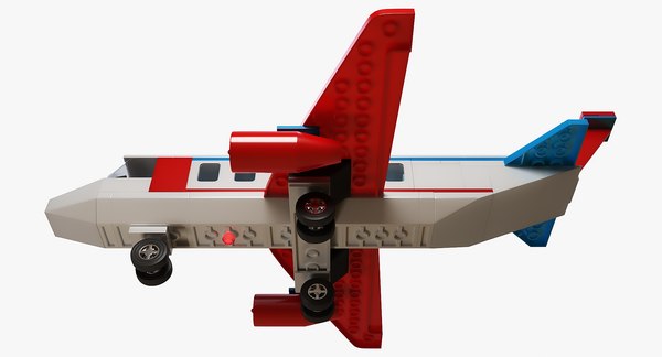 modelo 3d Avión de aire lego - TurboSquid 1402358