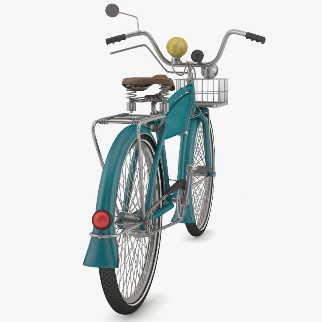 3d retro bicycle