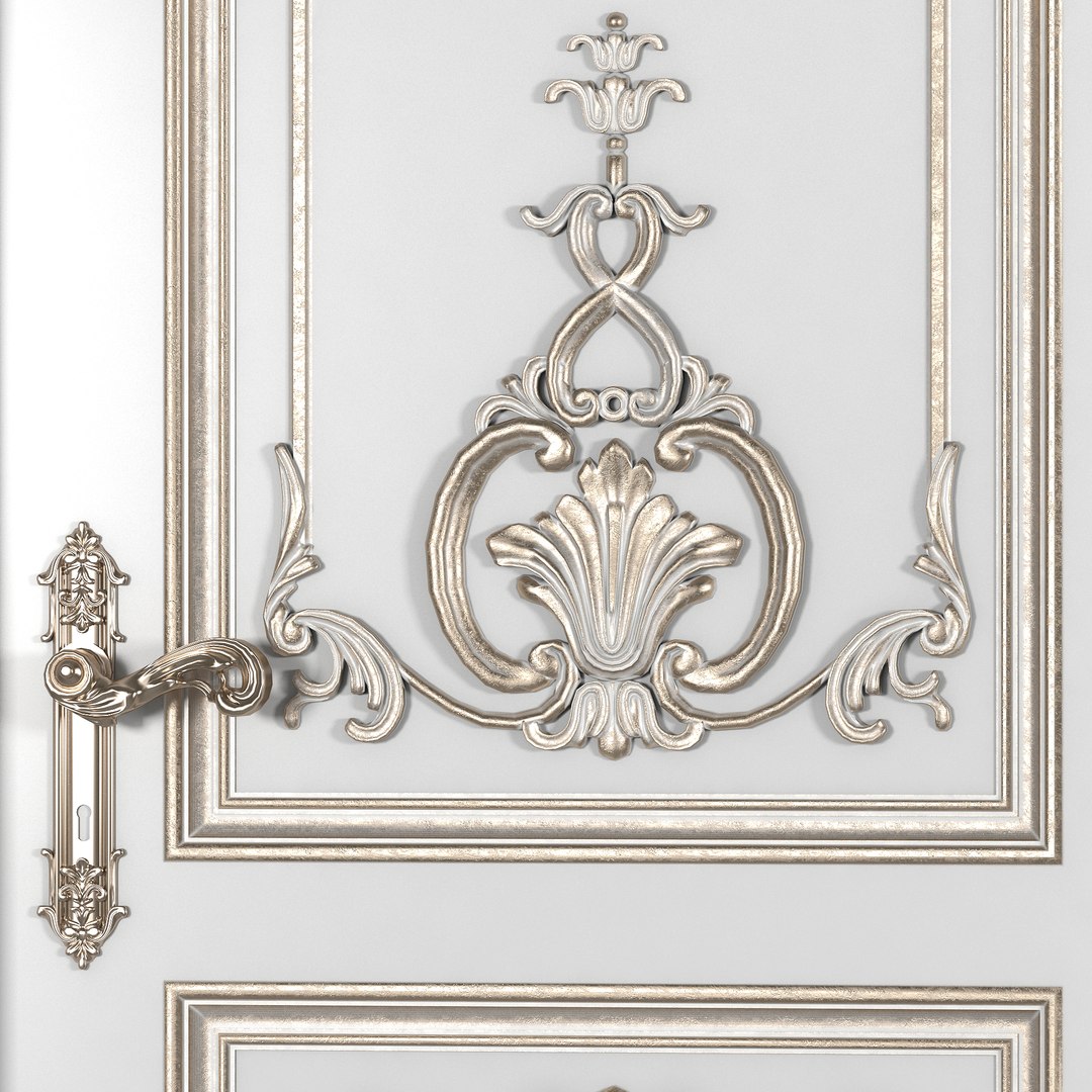3D Louis Door Model - TurboSquid 1920199