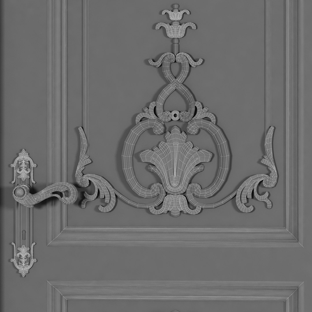 3D Louis Door Model - TurboSquid 1920199