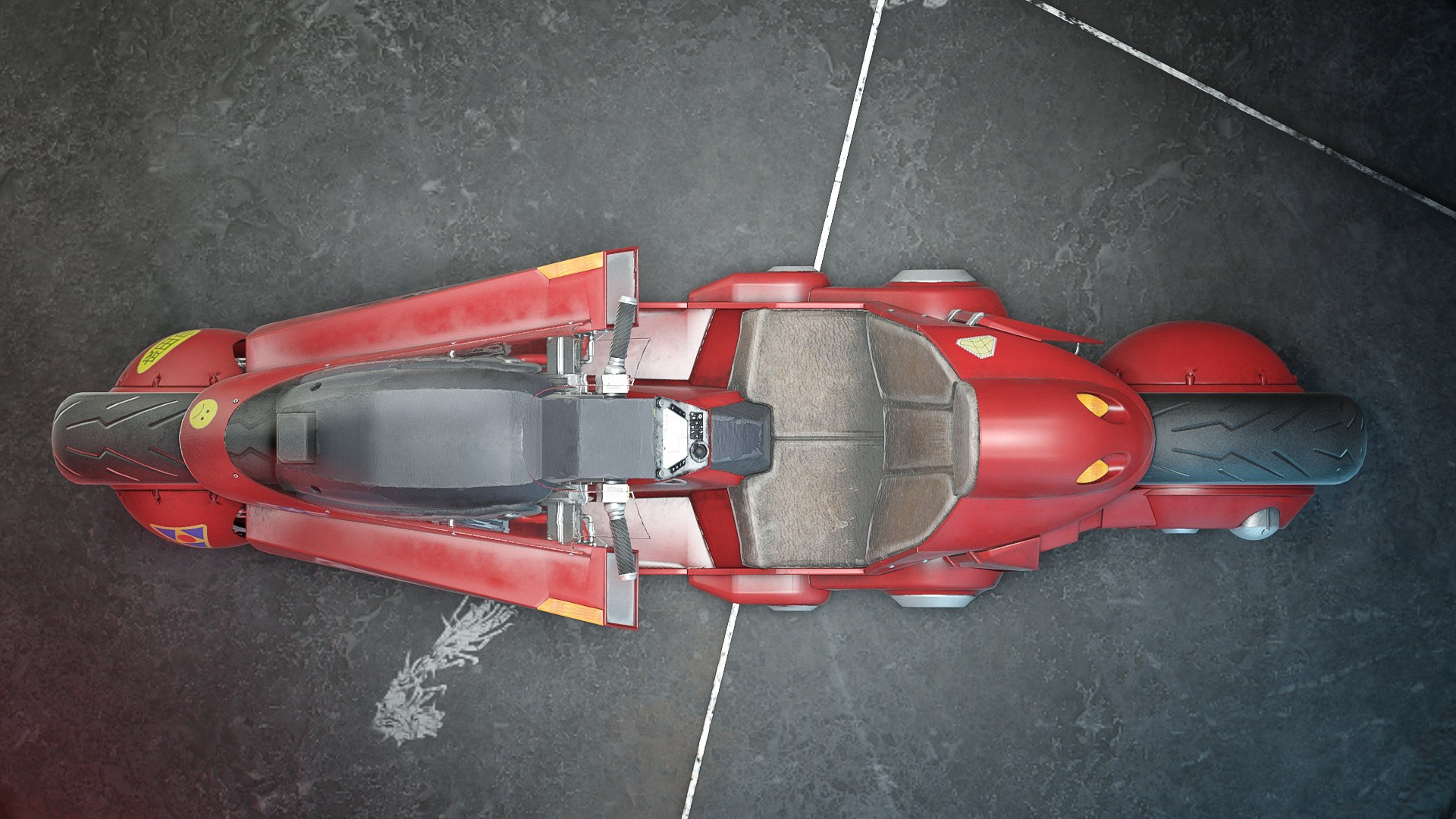 3D Akira Motorcycle - TurboSquid 1626239