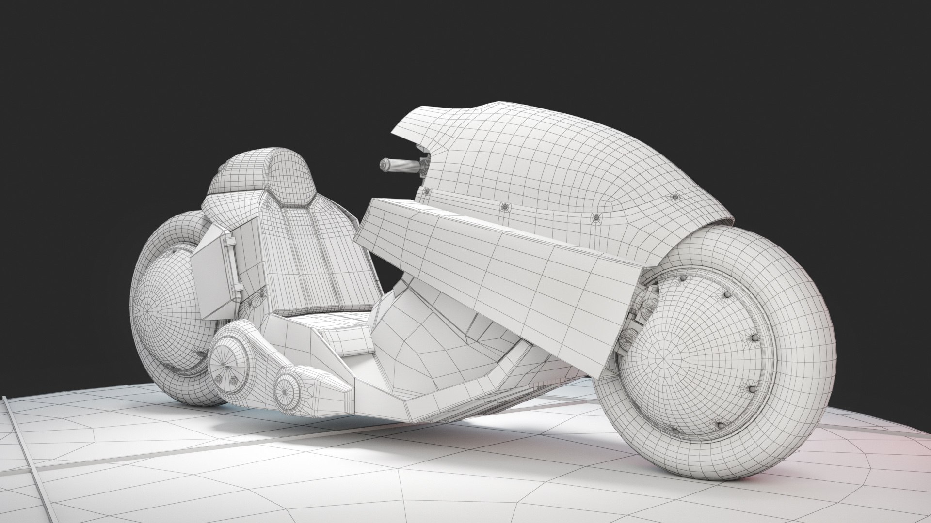 3D Akira Motorcycle - TurboSquid 1626239