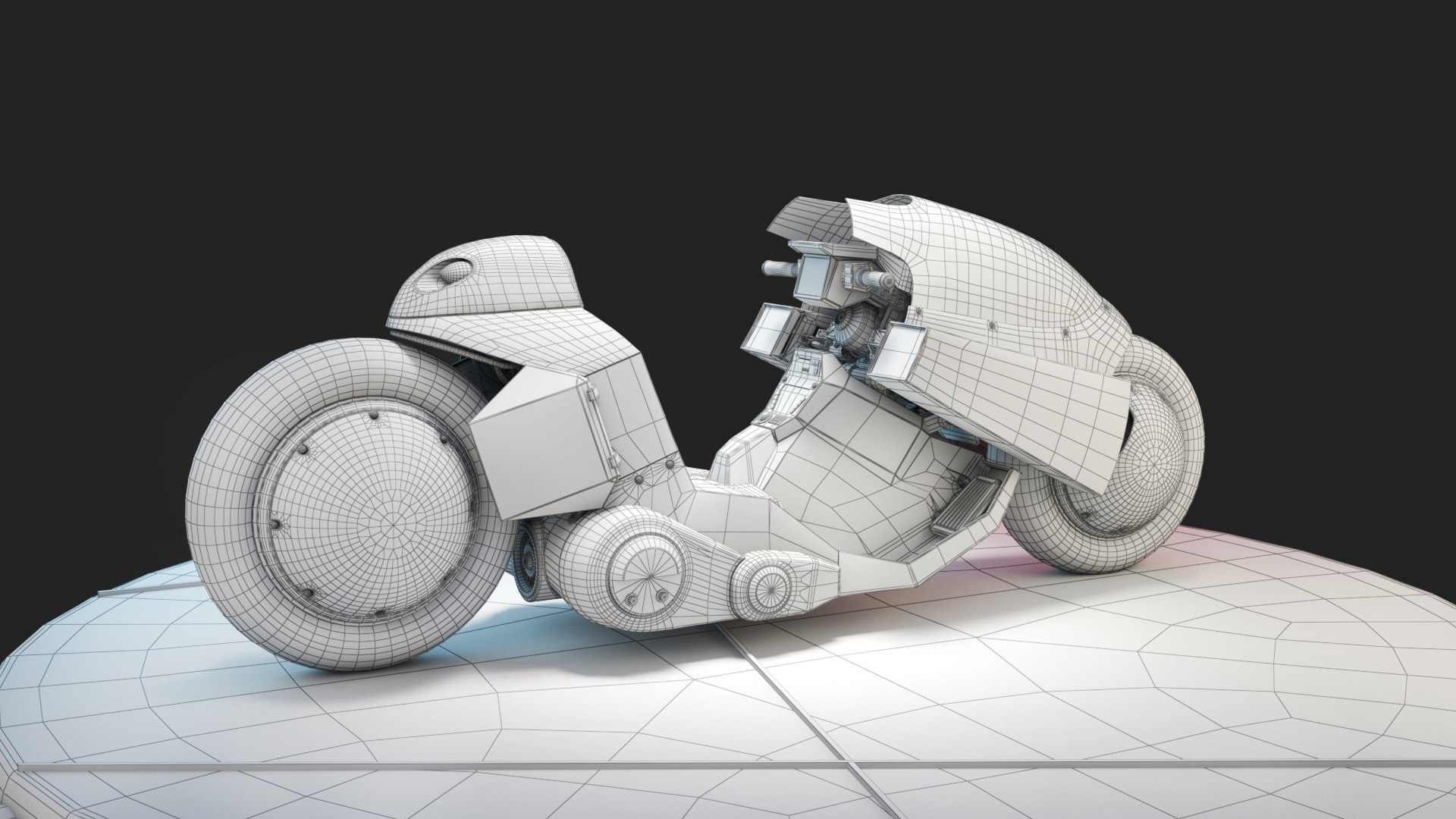 3D Akira Motorcycle - TurboSquid 1626239