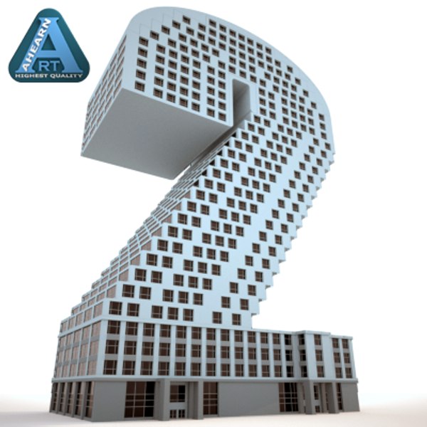 3d office building
