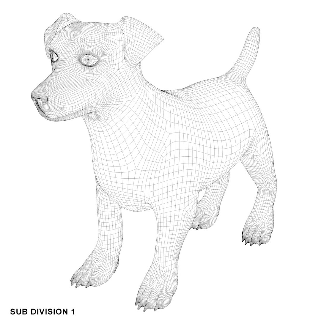 Jack Russell Terrier Model - TurboSquid 1333226