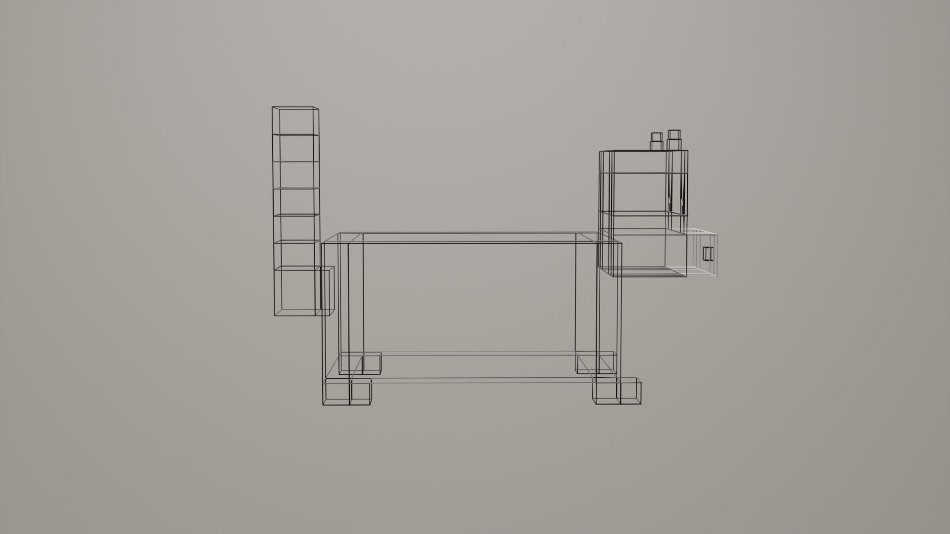 Voxel Low Polly Animal Raccoon 3D Model - TurboSquid 2181943