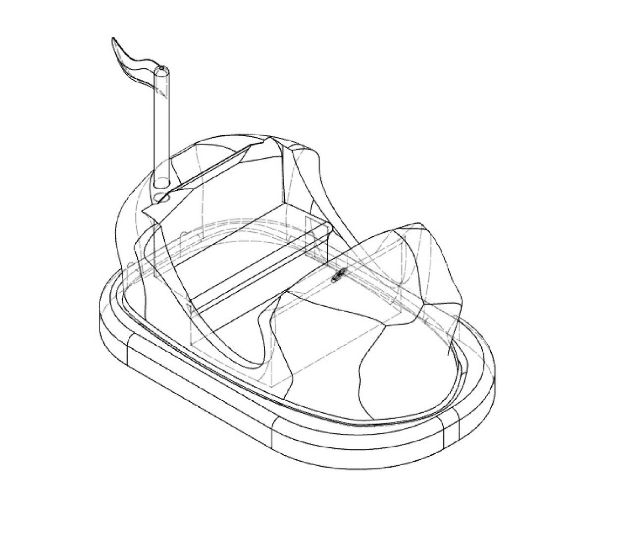 3D Bumper Car Model - TurboSquid 1734876