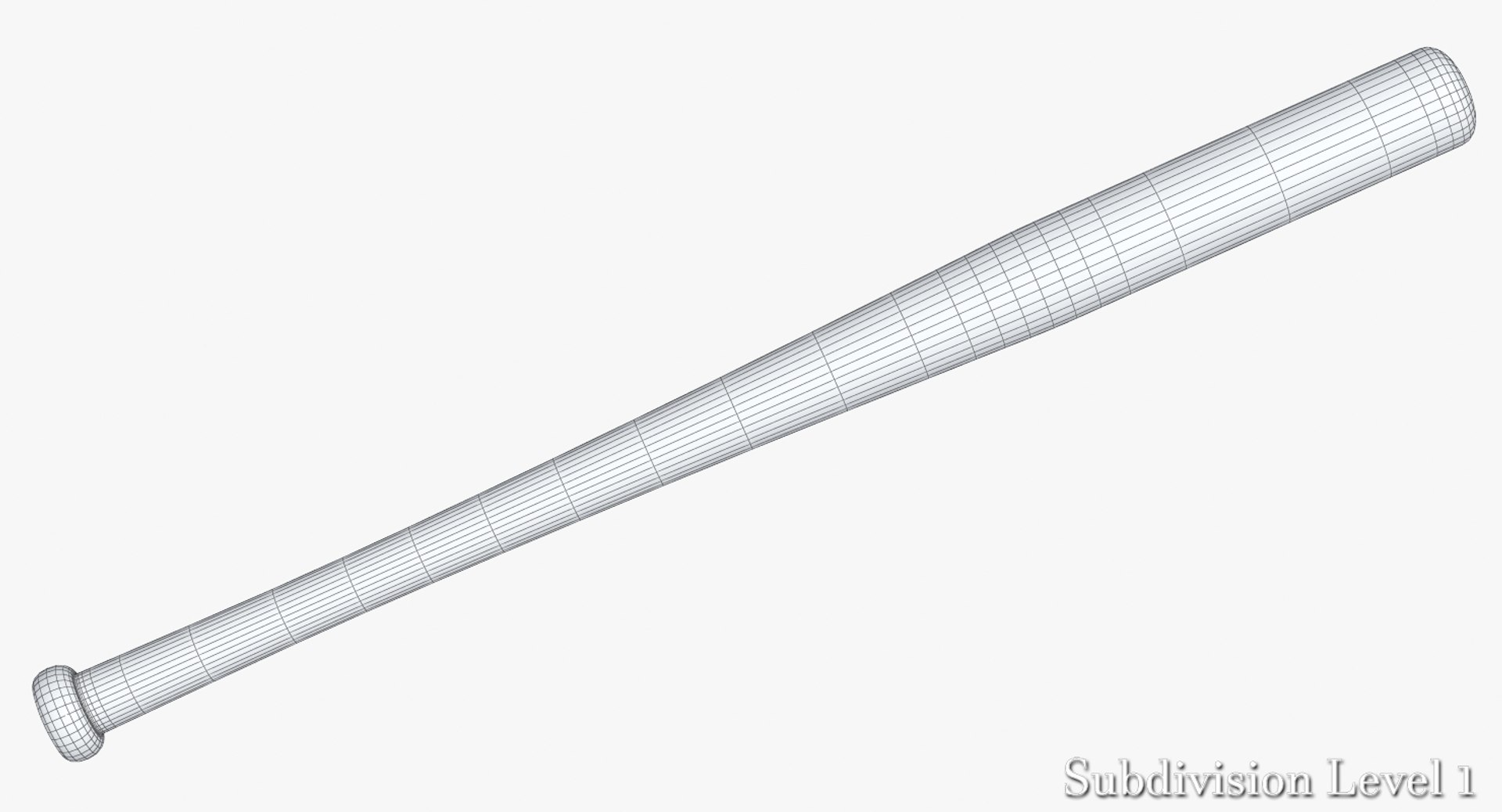 Baseball Bat 1 3d 3ds