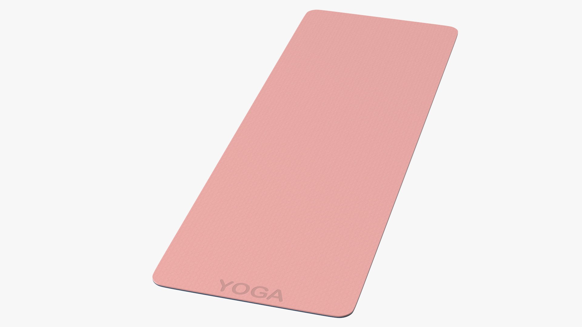 3D Yoga Mat Unwrap Pink model - TurboSquid 1905473