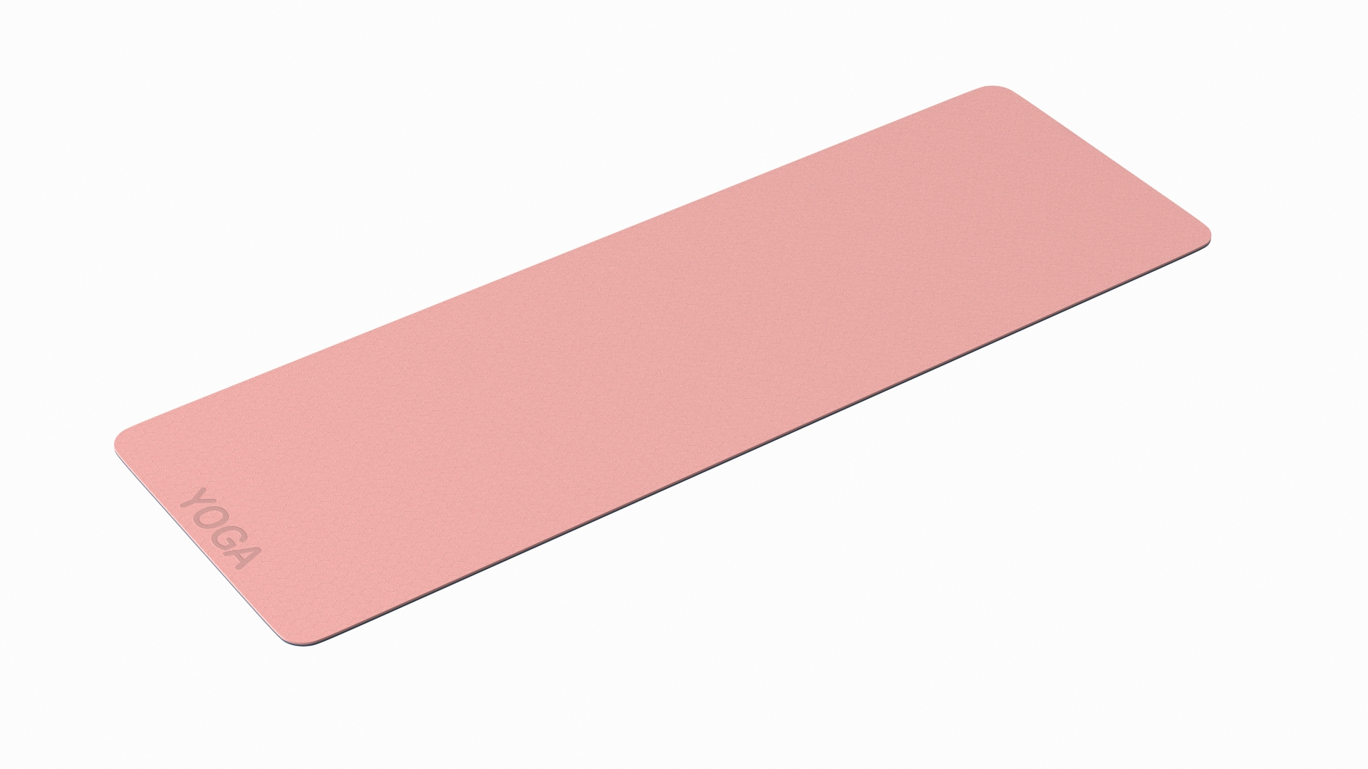 3D Yoga Mat Unwrap Pink model - TurboSquid 1905473