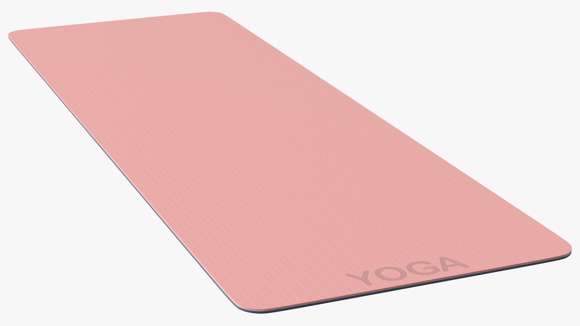 3D Yoga Mat Unwrap Pink model - TurboSquid 1905473