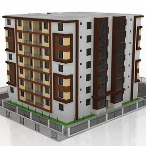 Apartment Building SketchUp Models for Download | TurboSquid