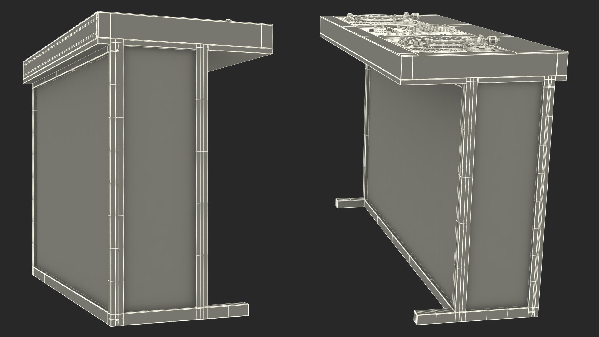 DJ Console With Mixer And Blue Illumination 3D Model - TurboSquid 2206315