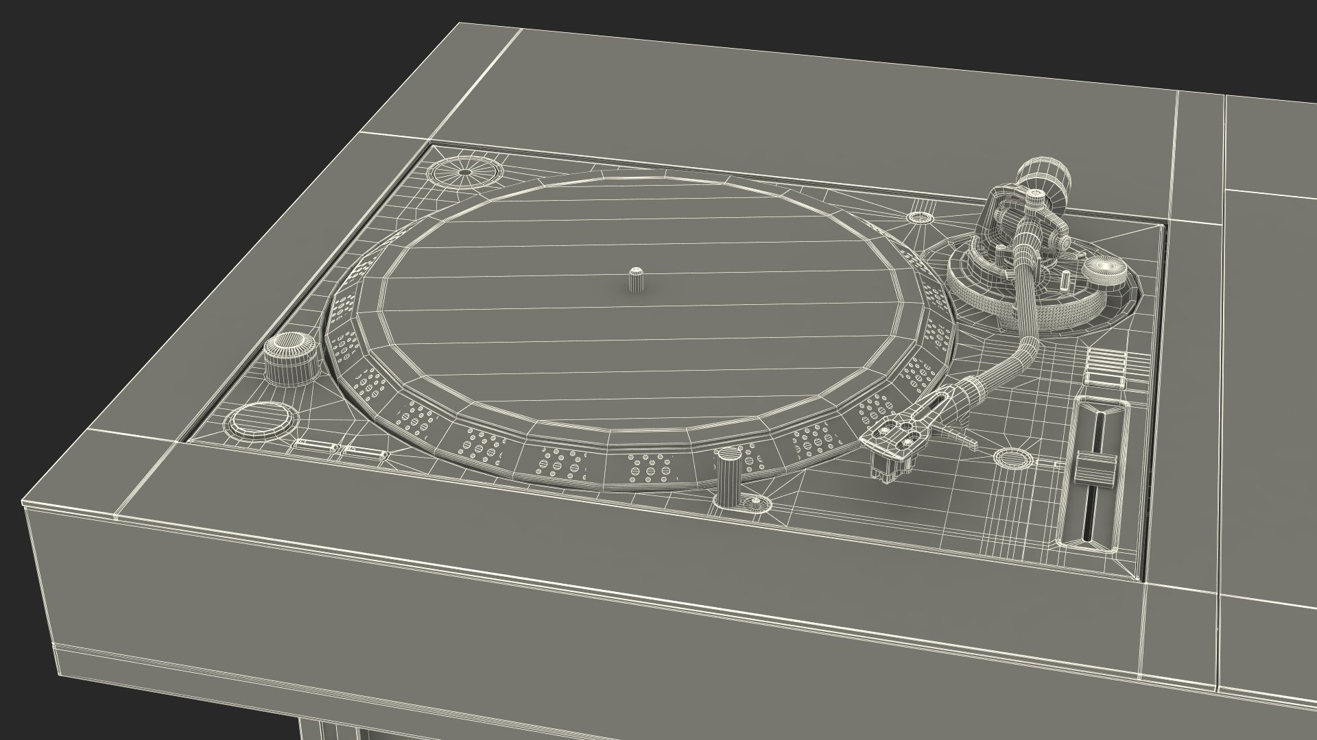 DJ Console With Mixer And Blue Illumination 3D Model - TurboSquid 2206315