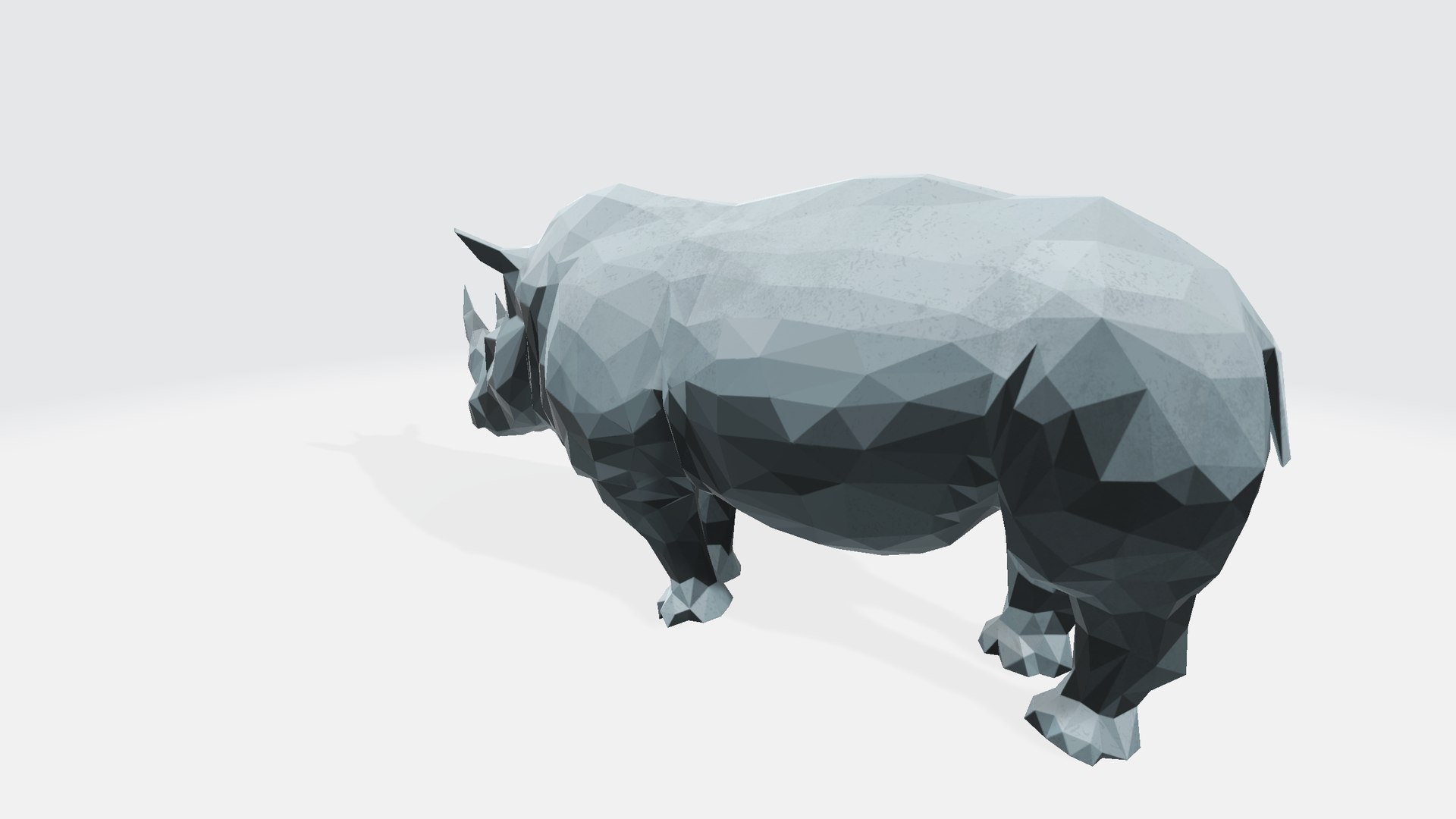 Rhino - Low Poly Model - TurboSquid 2401899