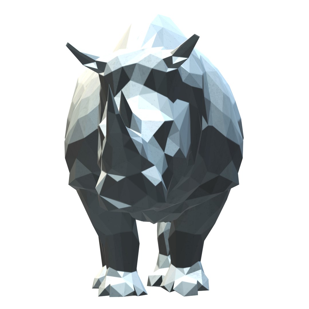 Rhino - Low Poly Model - TurboSquid 2401899