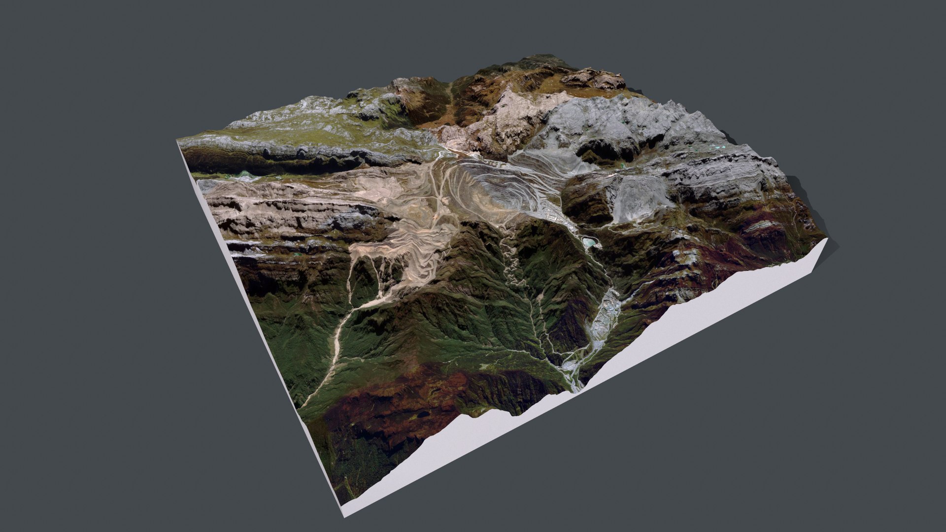 The Grasberg Gold Mine Central Papua Indonesia Model - TurboSquid 2118083